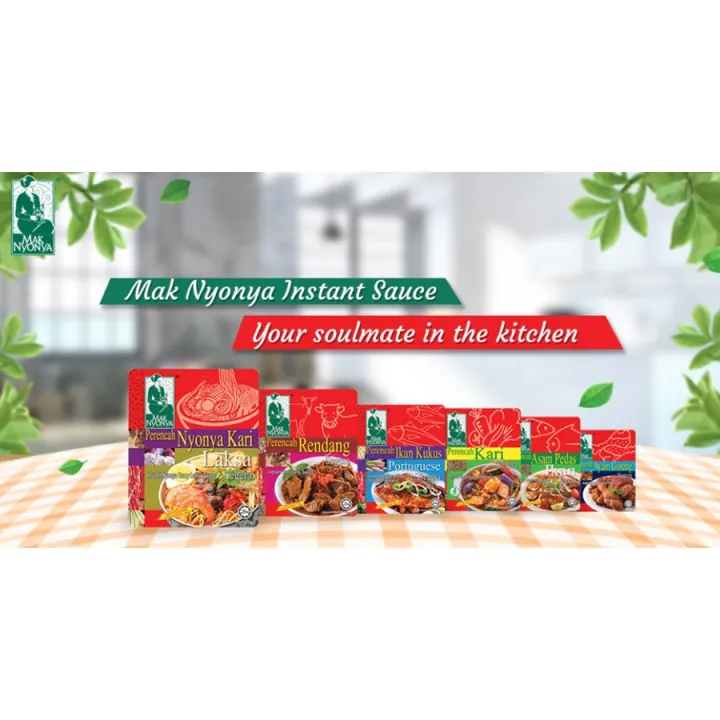 Mak Nyonya Instant Sauce/ Paste 150g - 200g (Assorted) | Lazada