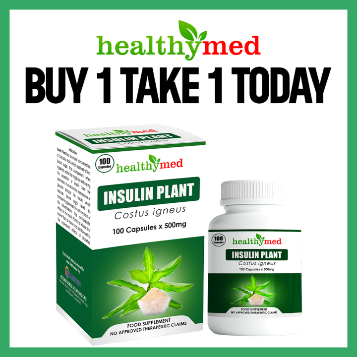 Buy 1 Take Healthymed Insulin Plant Capsule - Pure Organic Insulin Anti ...