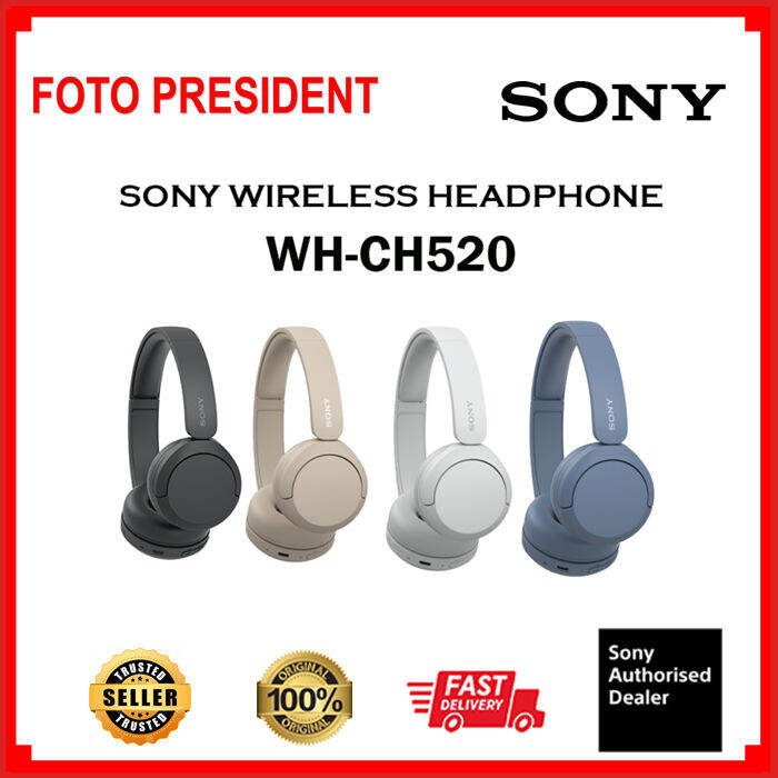 Sony WH-CH520 Wireless Headphones / CH520 /WHCH520 | Lazada