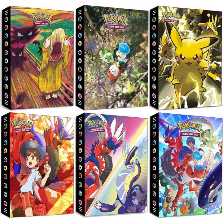 28 Model and Violet Card Koraidon Miraidon Pikachu Sylveon Anime Game ...
