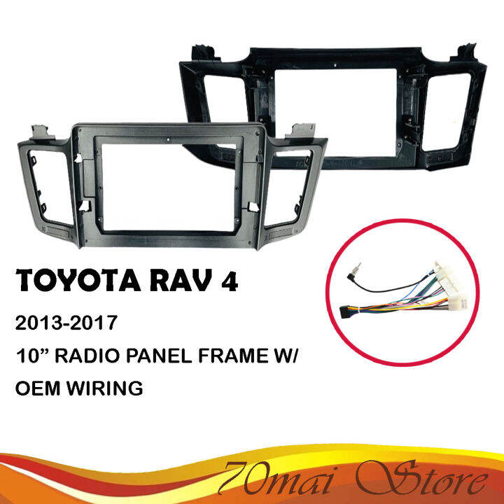 Car Fascia For Toyota Rav 4 2013-2017 Fascias Audio Fitting Adaptor ...