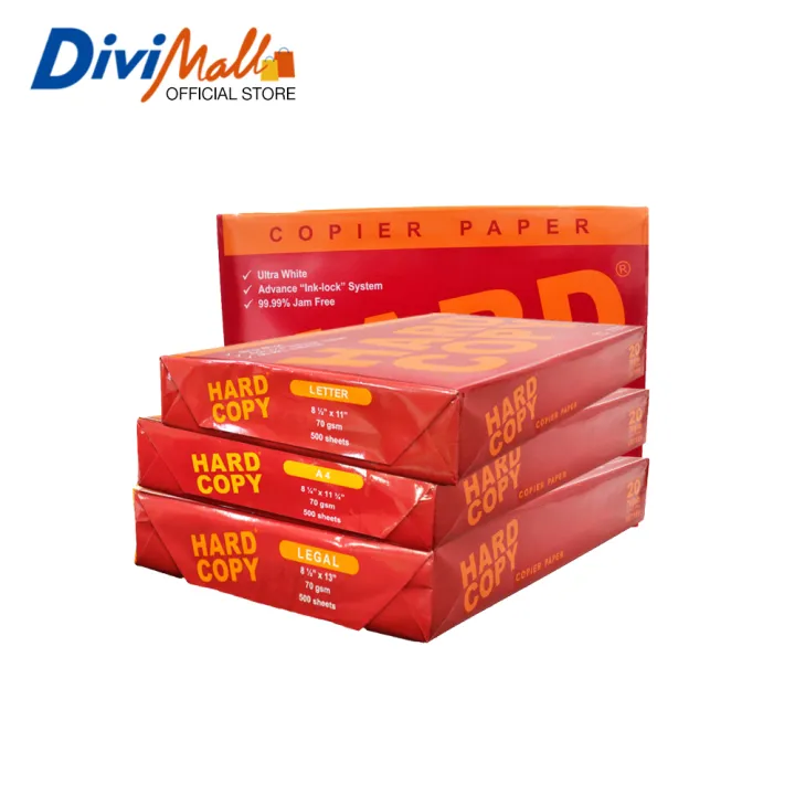 Hard Copy Bond Paper Short, Long, A4 | Lazada PH