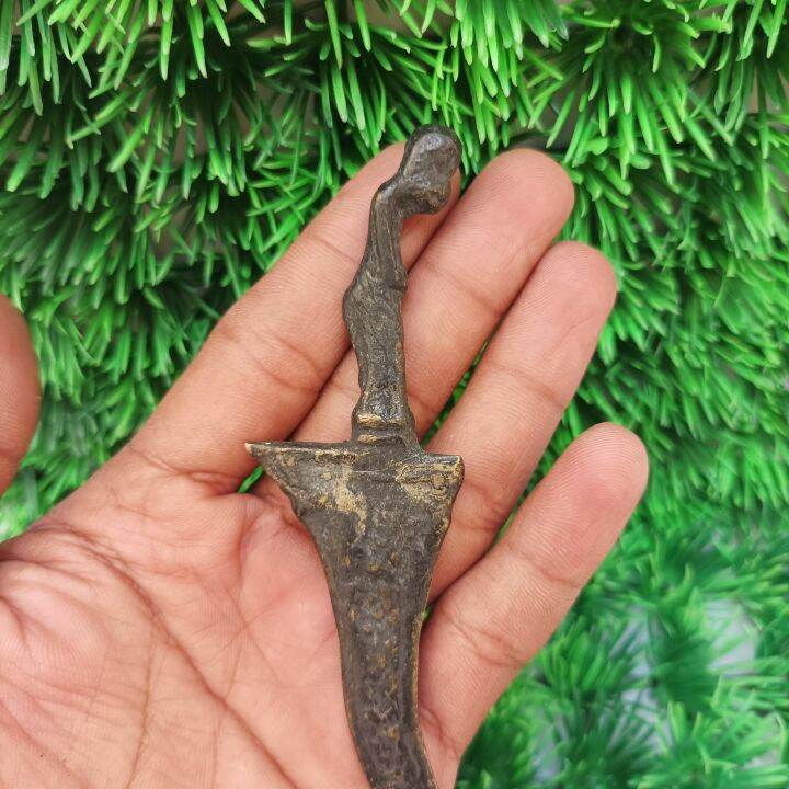 Koleksi Antik Keris Pusaka Kuningan Naga siluman Hitam 15 cm | Lazada ...