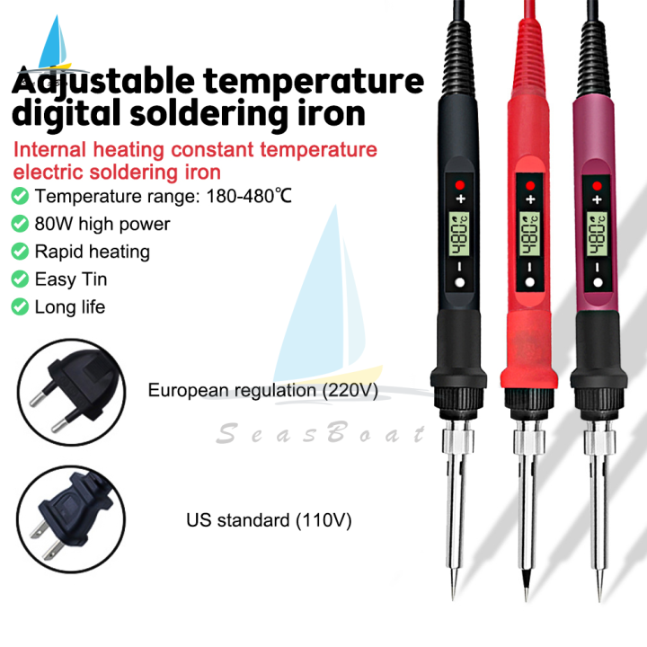 เรือทะเลหัวแร้งเชื่อม80วัตต์พร้อมเทอร์โมสตัทควบคุมด้วยดิจิตอลและจอแสดง ...