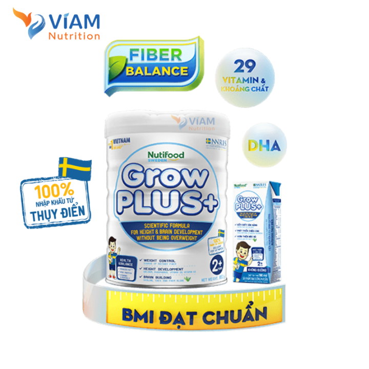 SỮA GROW PLUS+ TRẮNG - KIỂM SOÁT CÂN NẶNG, TĂNG CHIỀU CAO TRẺ TỪ 2 TUỔI ...