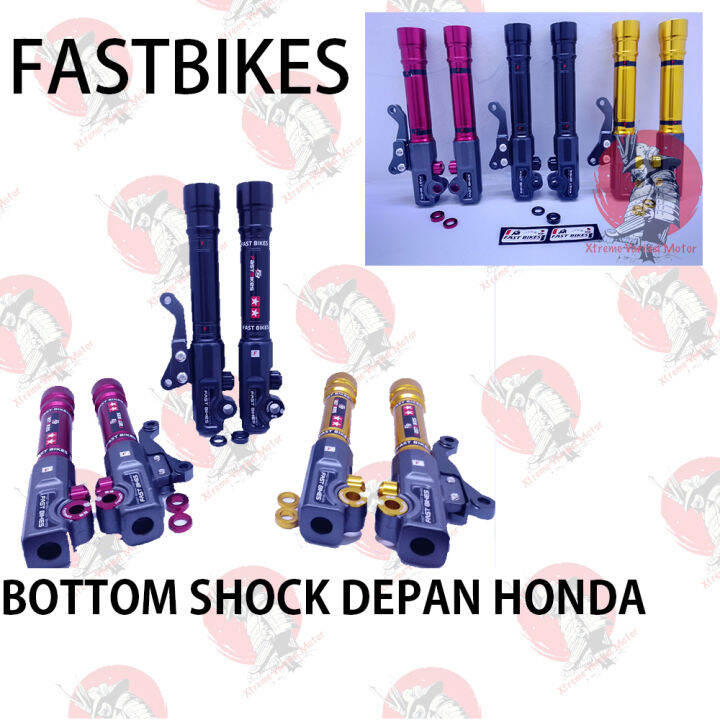 Bottom Shock Upsidedown RT breket standar Mio All dan Beat All Vario ...