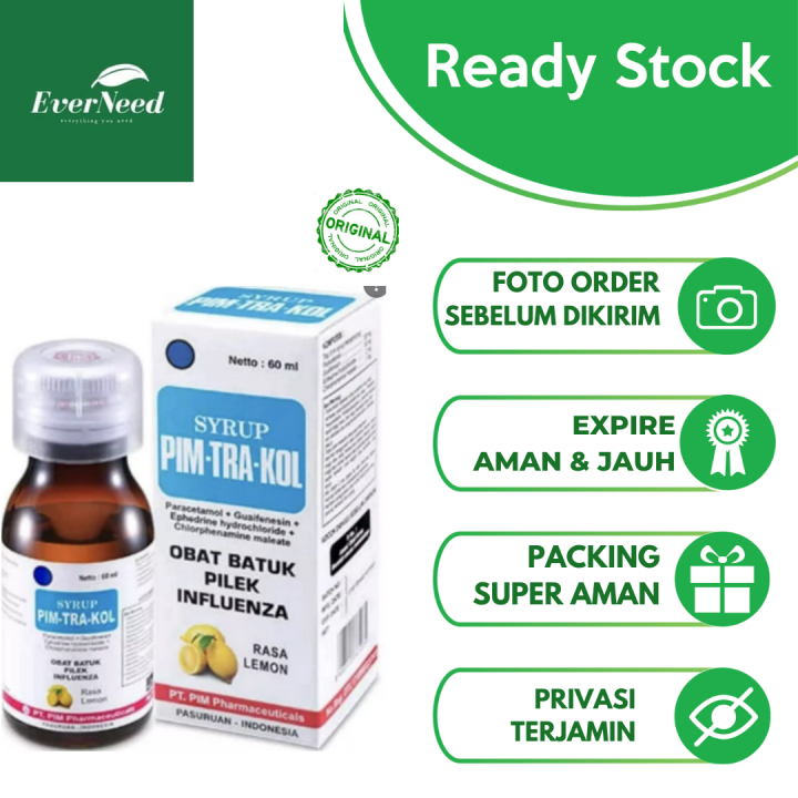 Pim-Tra-kol Sirup rasa Lemon per botol 60 ml | Lazada Indonesia