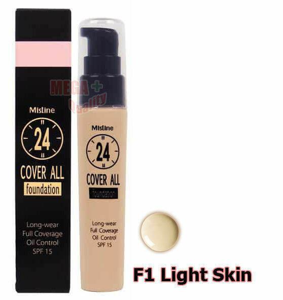 MISTINE 24-Hour Cover All Foundation (3 Color to Choose) SPF 15 (100% Authentic) | Lazada