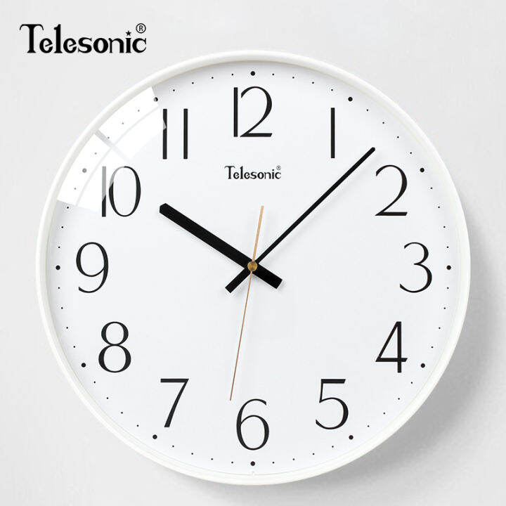 TELESONIC/ Uranus modern living room wall clock silent decoration ...