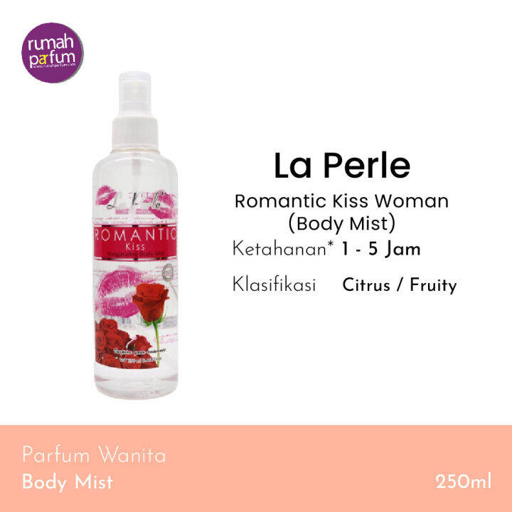 La Perle Romantic Kiss Woman (Body Mist) 250 ML | Lazada Indonesia