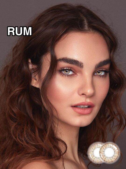 Softlens RUM / Mata Normal / diameter 14.2 mm / Soflen warna GREEN GREY ...