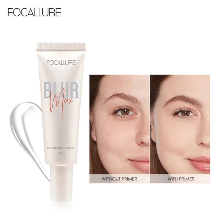 FOCALLURE Clear Gel Oil-Control Refreshing Face Primer Glow Pore ...