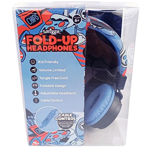 Smiggle Authentic Illusion Collection Fold Up Headphones with cable ...