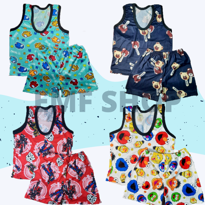 Kids terno for boys 1-10 years Old Assorted designs Unisex Kids terno ...