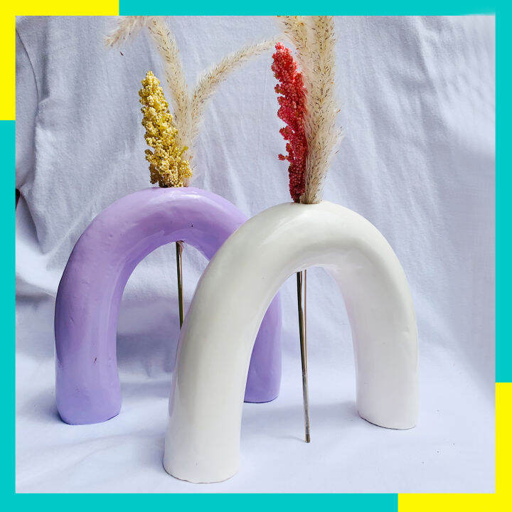 Pot Bunga Estetik Vas Aesthetic Kekinian Viral Scandinavian Pastel ...