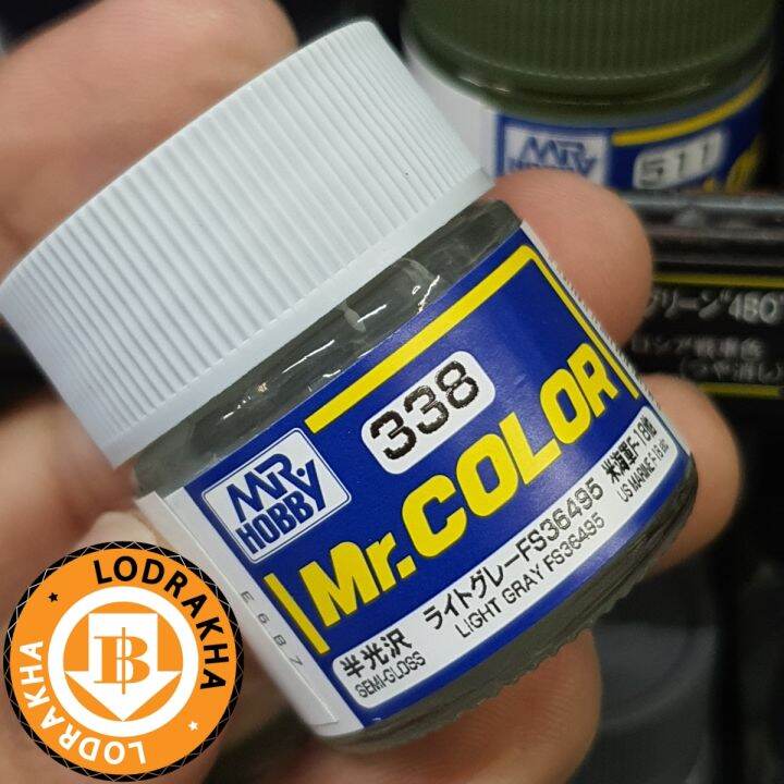 สีสูตรทินเนอร์ Mr.Color C338 Light Gray FS36495 Semi-Gloss 10ml ...