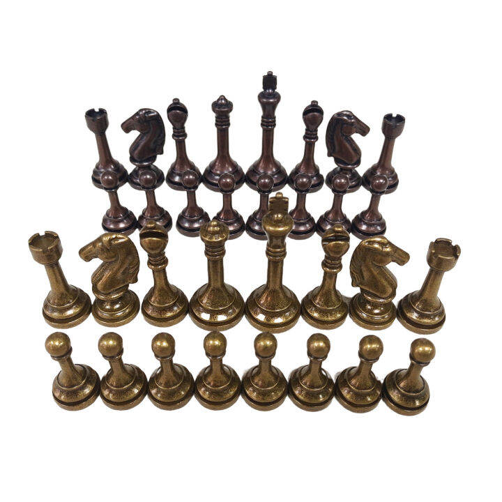 2.5" Glorious Metal Chess Pieces - Chess collection, Metal chess pieces ...