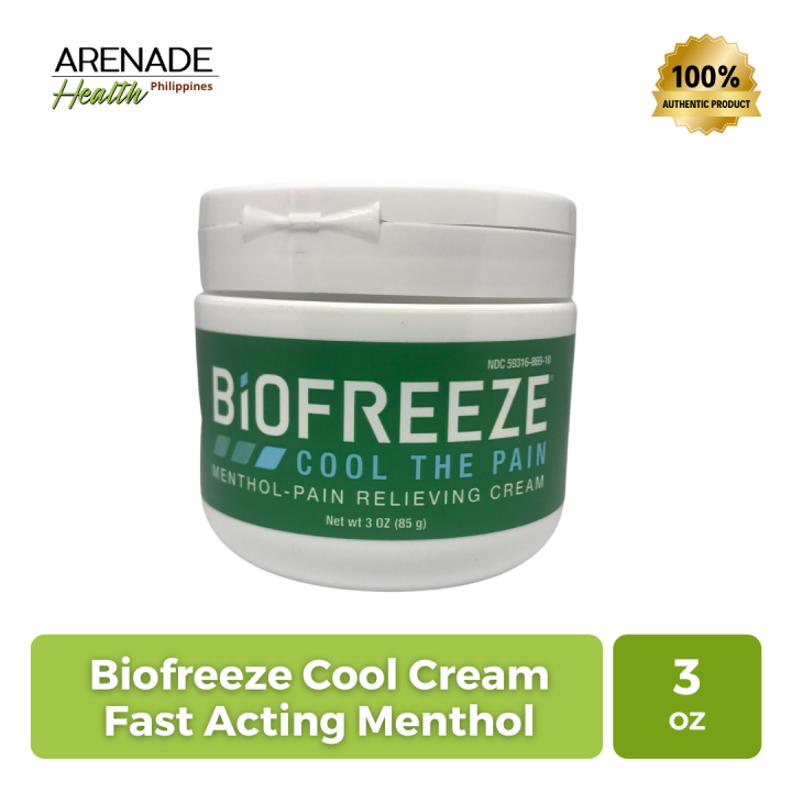 Biofreeze Cool Cream Fast Acting Menthol 3 oz/ 85g | Lazada PH