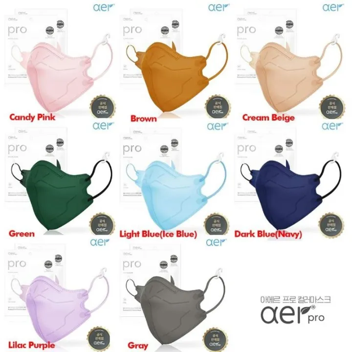 Aer Pro 4-Layers Premium Face Mask/99.83 Higher Filtration than KF94 ...