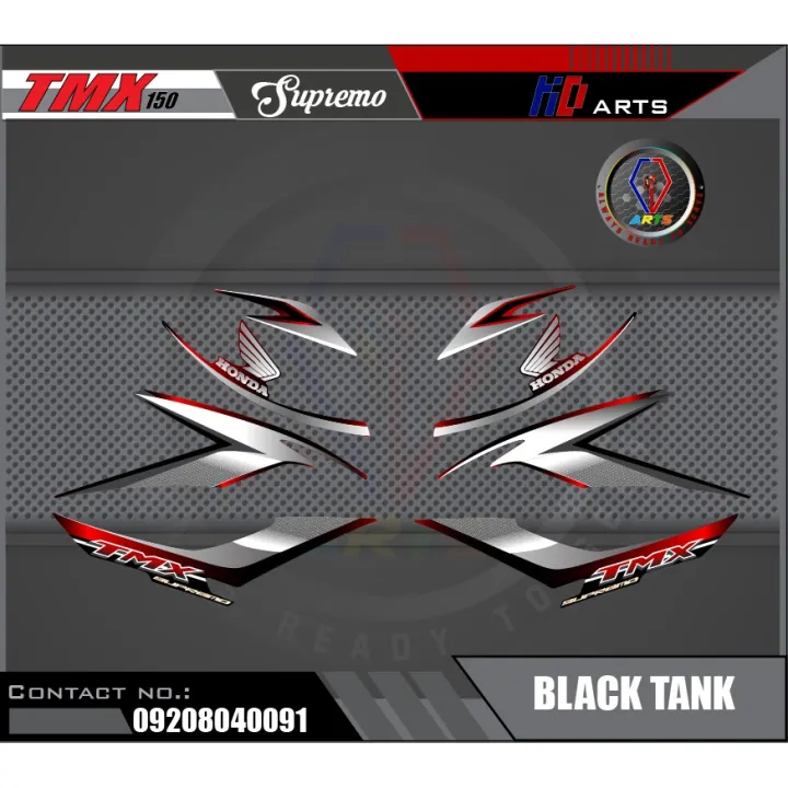 ♛H0nda TMX SUPREMO 150 Decals Design Stock | Lazada PH