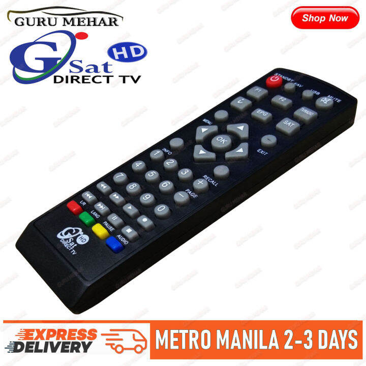 GSAT (HD)Remote Control Compatible with G-Pinoy Green and Black Box and ...
