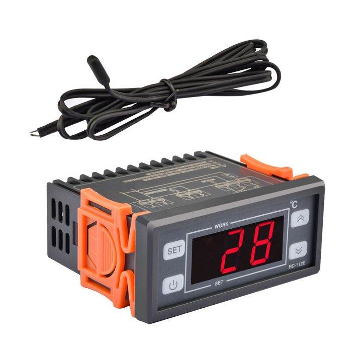STC-200 DC12V 24V AC 110-220V Digital Thermostat Temperature Controller Microcomputer ...