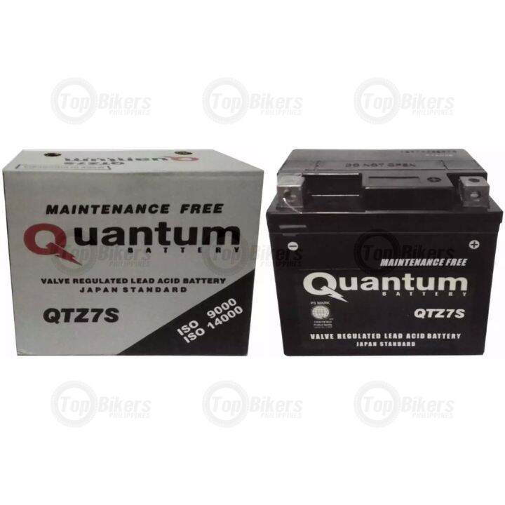 Quantum Motorcycle Battery QTZ7S 5L for Suzuki Raider 150 R150 | Lazada PH
