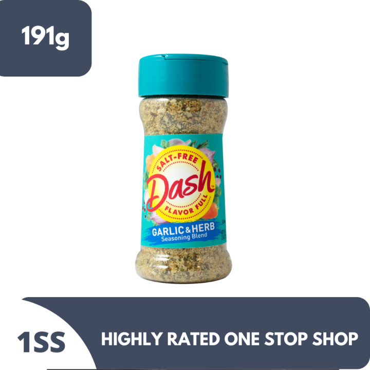Dash Garlic & Herb Seasoning Blend Salt Free 191g | Lazada PH