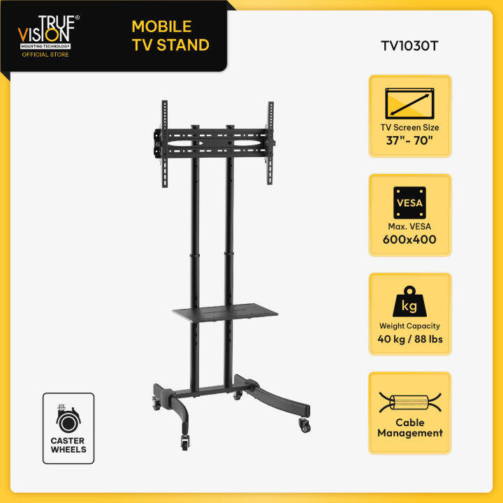 True Vision Mobile TV Stand / Cart for 37-70" TV1030T | Lazada PH
