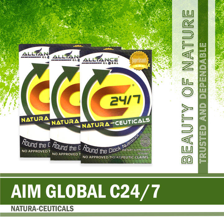 Aim Global C24/7 c247 Natura-Ceuticals 30 Capsules | Lazada PH