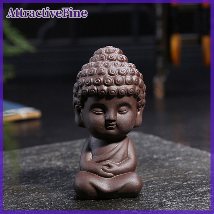 AttractiveFine Cute small buddha statue monk figurine tathagata India ...