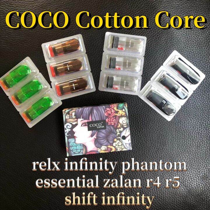 COCO Compatible RELX Infinity / Essential Refill Empty Pods Refillable ...