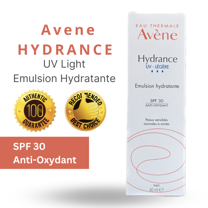 Avene Hydrance UV Light Hydrating Emulsion Sunscreen SPF 30 40ml ...