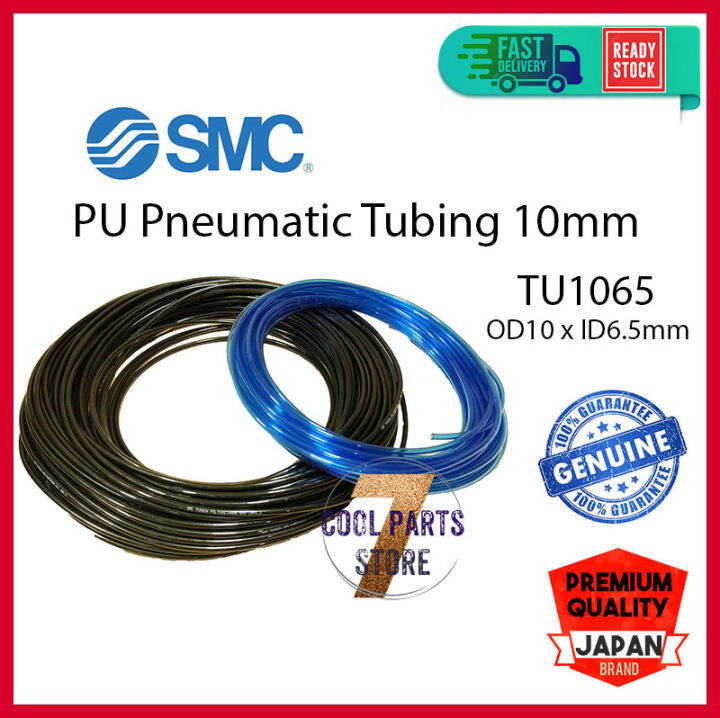 Japan SMC PU 10mm Air Tube Hose Pipe Black Blue Pneumatic Tubing Hose TU1065B TU1065BU - Premium ...