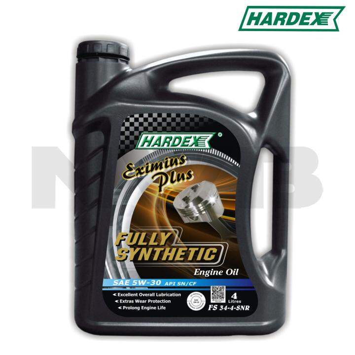 Hardex Eximius 5W-30 Fully Synthetic Diesel and Gasoline Engine Oil (4 ...