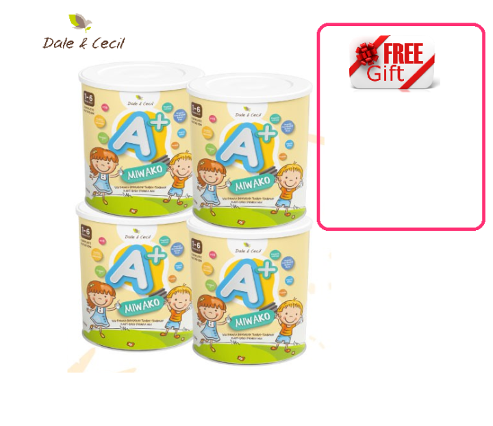 MIWAKO A+ Plant-based Formula Milk (700g x 4 Canister) | Lazada