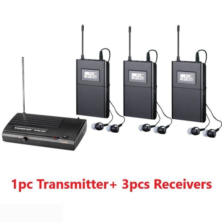 Takstar wpm-200WPM200 Wireless Monitor System For Recording studio monitoringon stage monitoring ...