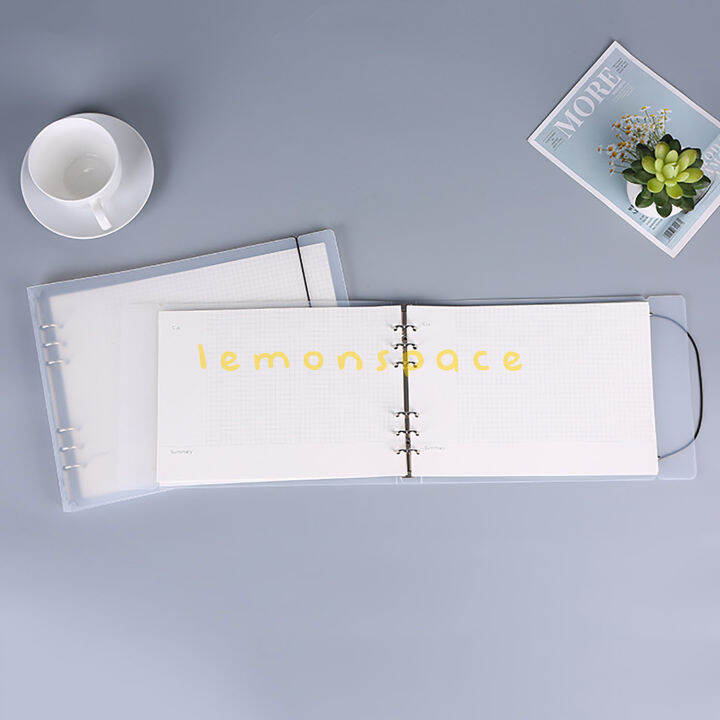 ON HAND Horizontal Binder Notebook with Metal Ring B5 A4 for Planning ...