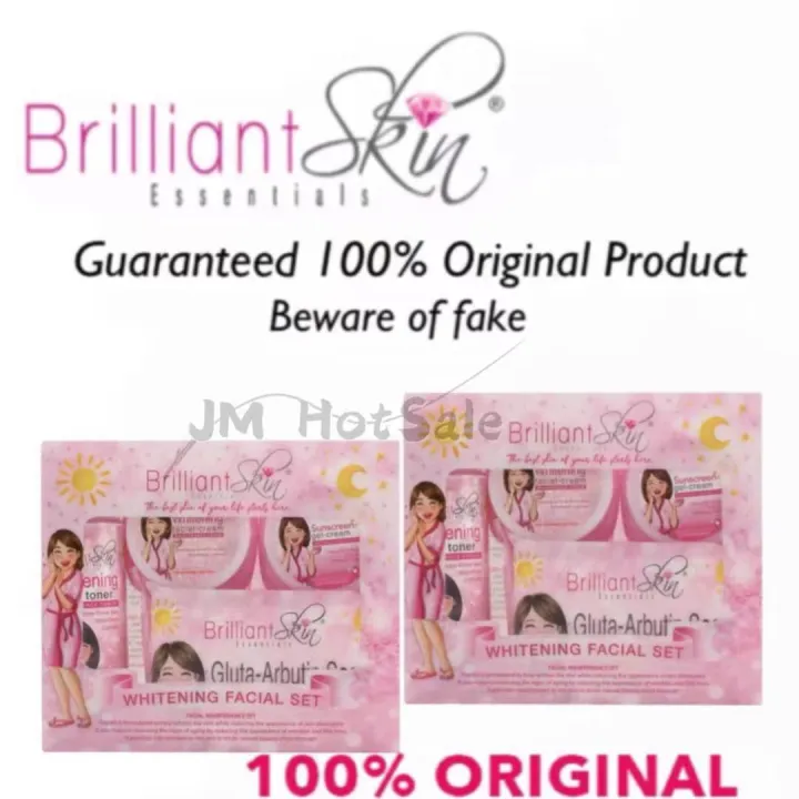 (2set) 100% Original Brilliant Whitening Skin Set Beware Of Fake ...