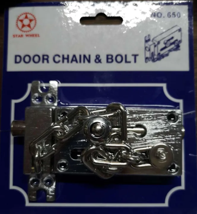 STARWHEEL DOOR CHAIN & BOLT | Lazada PH