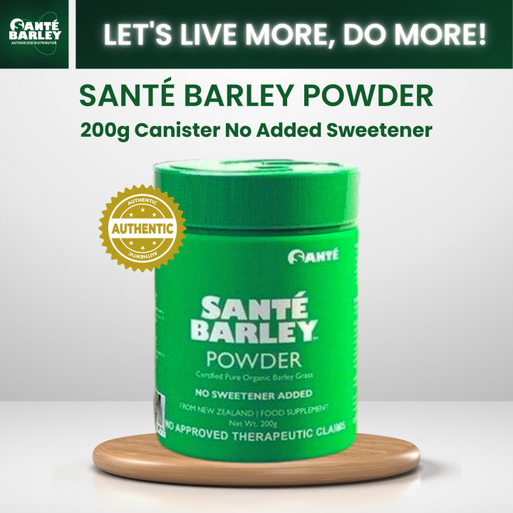 SANTE Barley Powder in 200 grams Canister with No Added Sweetener | Lazada PH