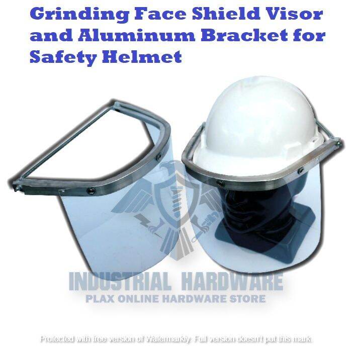 Grinding Face Shield Visor and Aluminum Bracket for Safety Helmet | Lazada