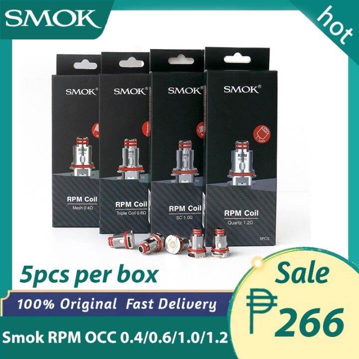 【5PcsPack】 RPM Coils Occ Mesh Coil 0.40. 61. 01. 2 Cartridge For RPM40 ...