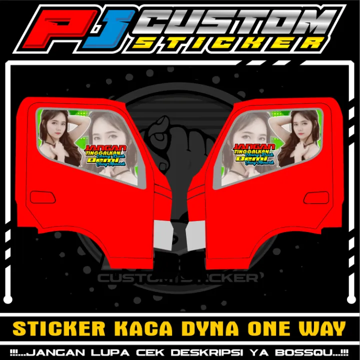 sticker one way kaca dyna cewek cantik | Lazada Indonesia