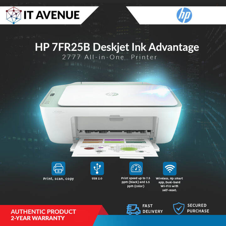 HP DeskJet Ink Advantage 2777 All-in-One Printer | Lazada PH