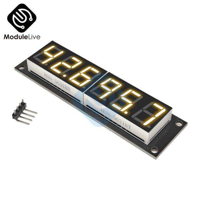 Tm1637 6 Bits Digital Led Display Module 7 Segment 056 Inch Clock Red Anode Tube Four Serial 