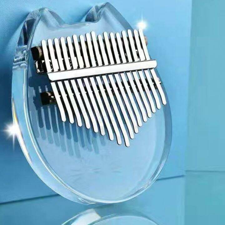 [Moon Musical] Kalimba 17คีย์เปียโนนิ้วหัวแม่มือเครื่องดนตรีที่สวยงาม ...