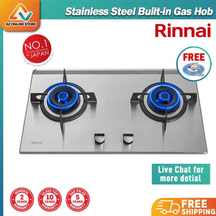 Rinnai Gas Hob RB27HS Stainless Steel Cooking Gas Hob Built-in Gas ...
