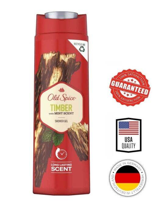 Old Spice Timber with Mint Scent Shower Gel 400ml | Lazada PH