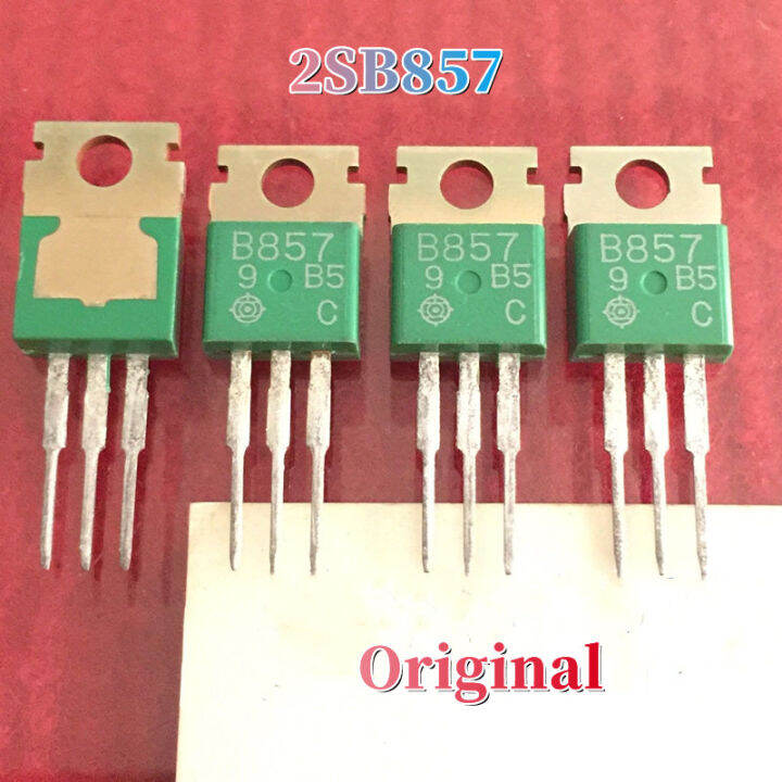 5ชิ้น2SB857ไป-220 B857เดิม TO220ทรานซิสเตอร์ใหม่แบบดั้งเดิมเครื่องขยาย ...